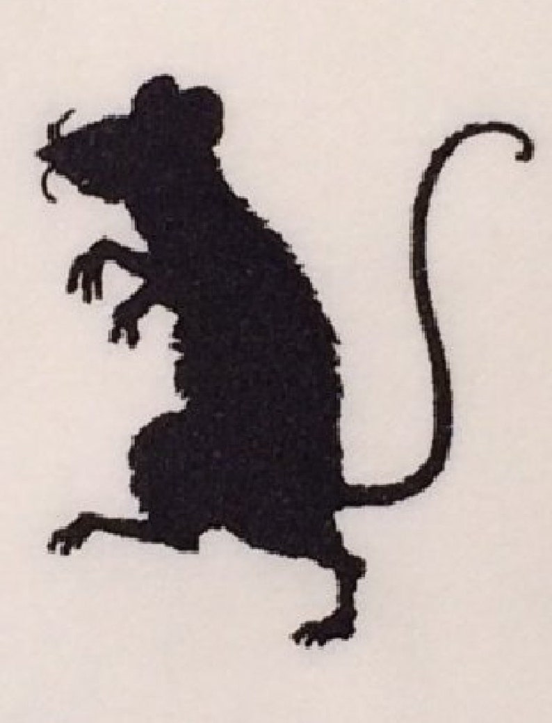 Solid Sneaky Mouse Halloween Embroidery Design File - Multiple Formats ...