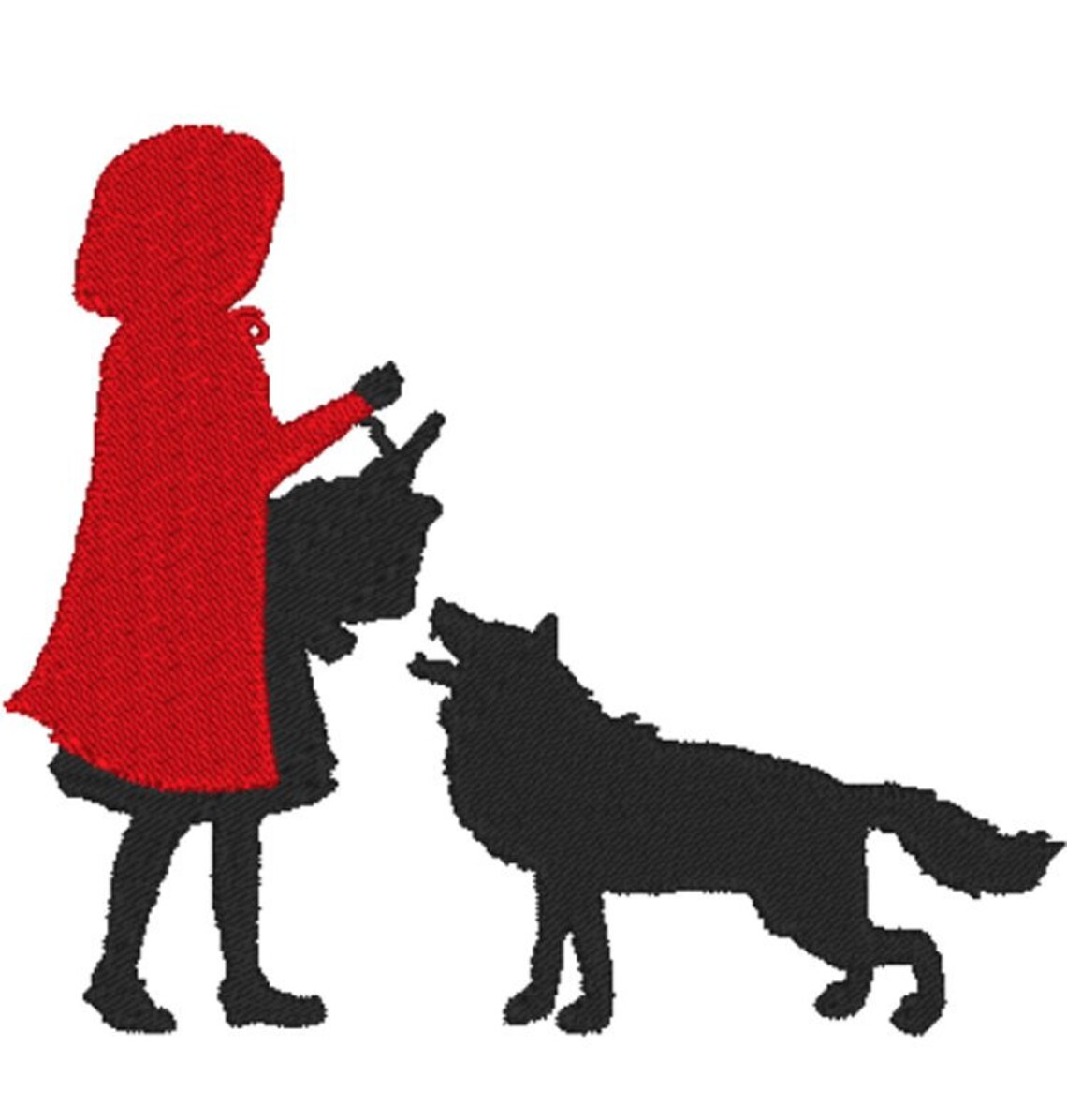 Little Red Riding Hood - Embroidery Design File - Multiple Formats - 3 ...