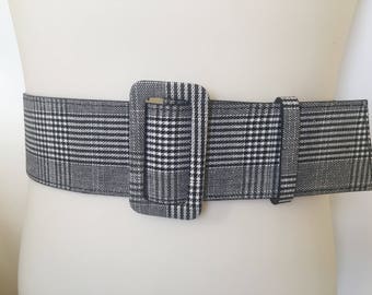 Plaid belt | Etsy