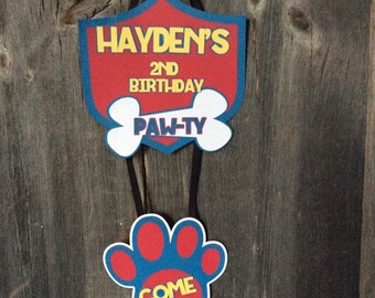 Paw patrol sign | Etsy