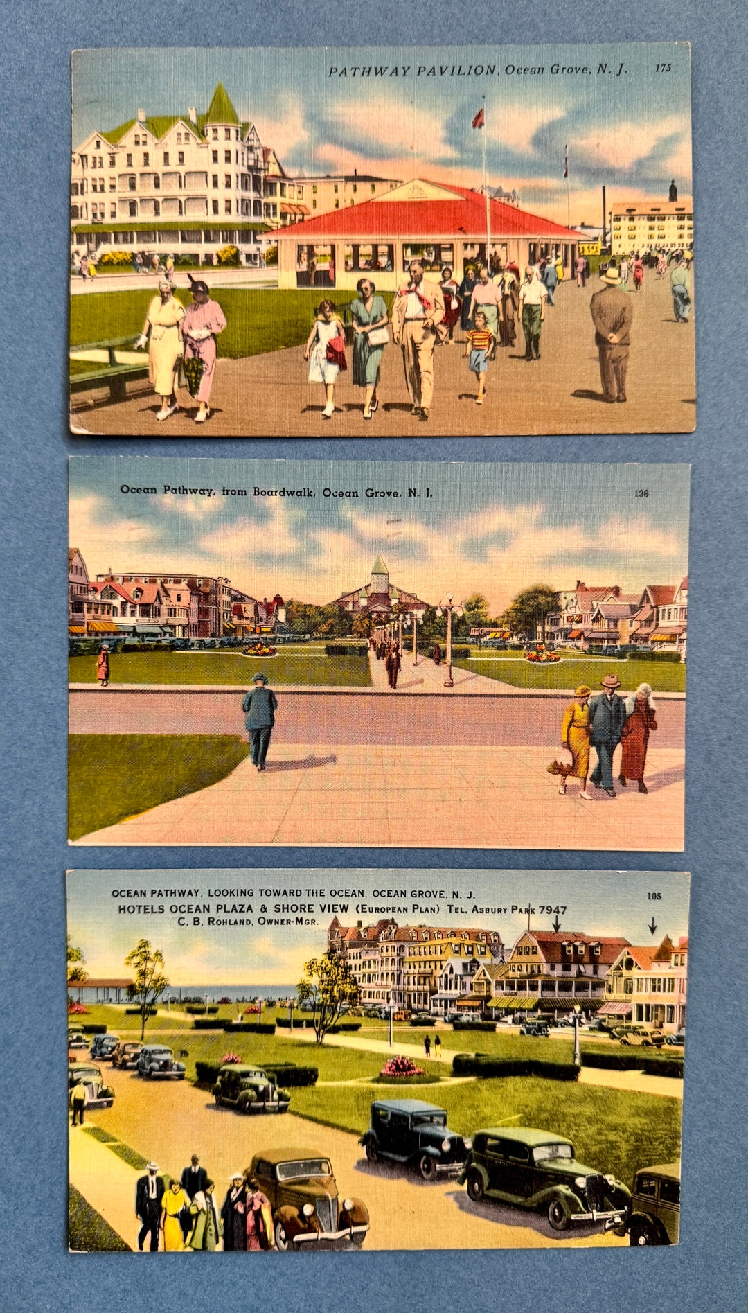 Ocean Grove NJ, Vintage Postcards, Great Auditorium, Oceanpathway ...