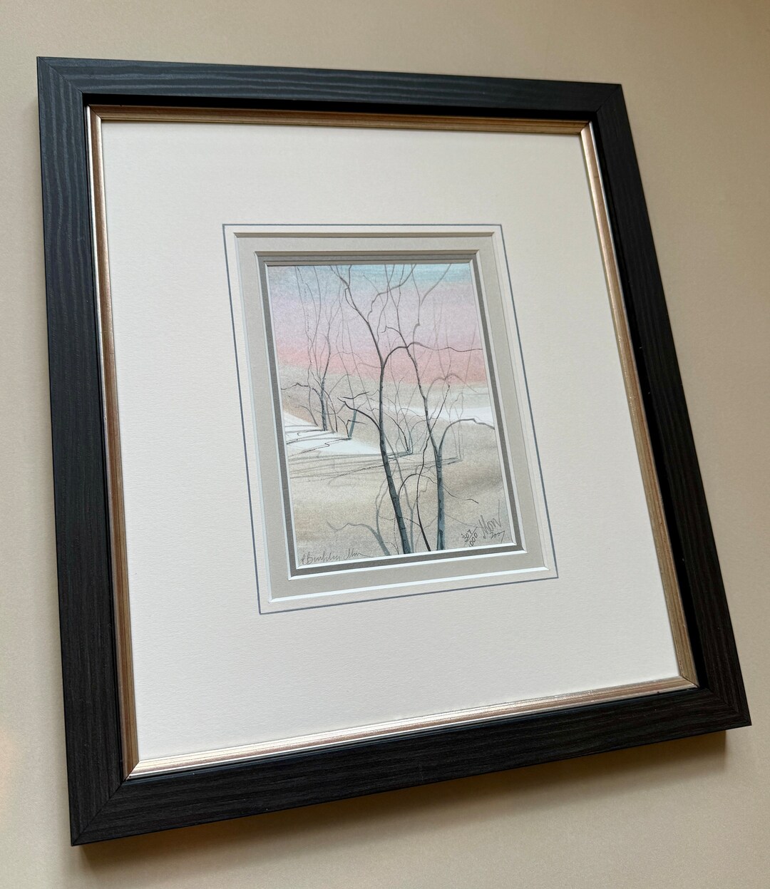 P. Buckley Moss, Frosty Morn, Winter Trees Art, Patricia Buckley Moss ...