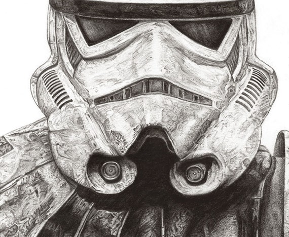 Stormtrooper matted Print | Etsy