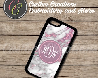 Monogram phone case | Etsy