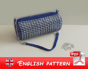 Mini Flower Purse With Pop Tabs Crochet Pattern PDF ENGLISH | Etsy