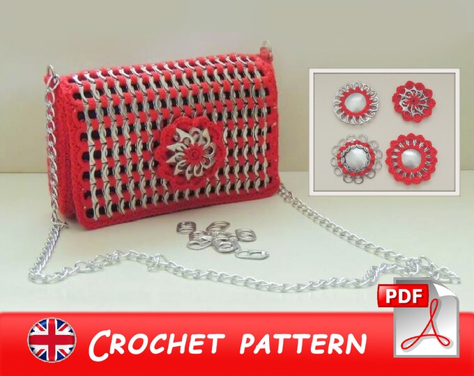 Pop Tab Purse Crochet Pattern PDF ENGLISH - Etsy Canada
