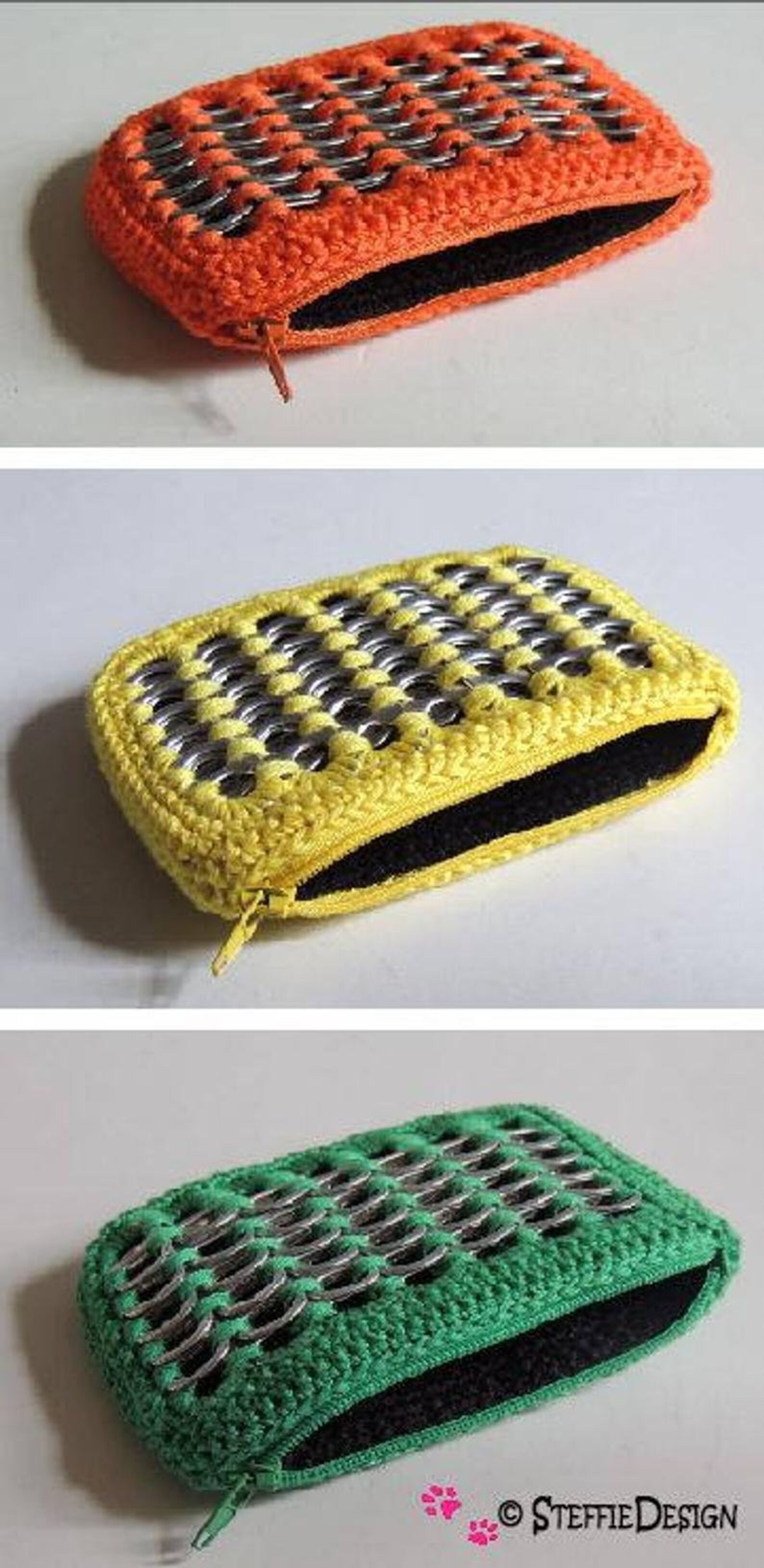 Pop Tab Coin Purse Crochet Pattern PDF ENGLISH - Etsy