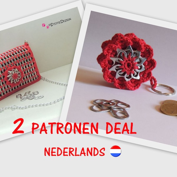 Coin Purse Crochet Pattern With Pop Tabs PDF DUTCH not English - Etsy