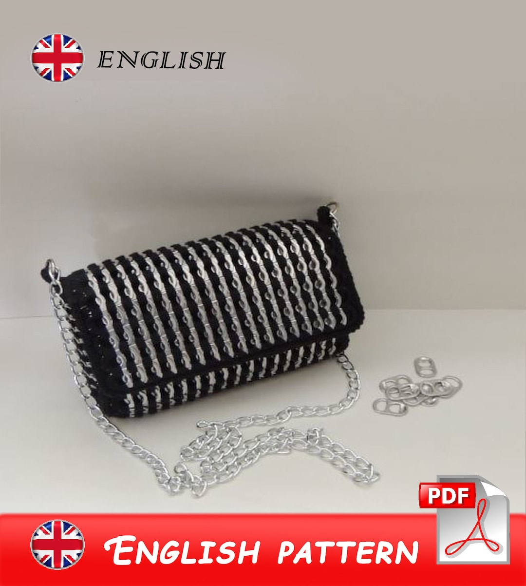 Pop Tab Purse Crochet Pattern PDF ENGLISH - Etsy