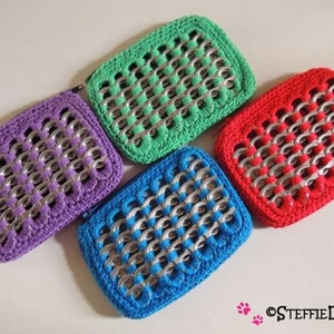 Pop Tab Coin Purse Crochet Pattern PDF ENGLISH - Etsy