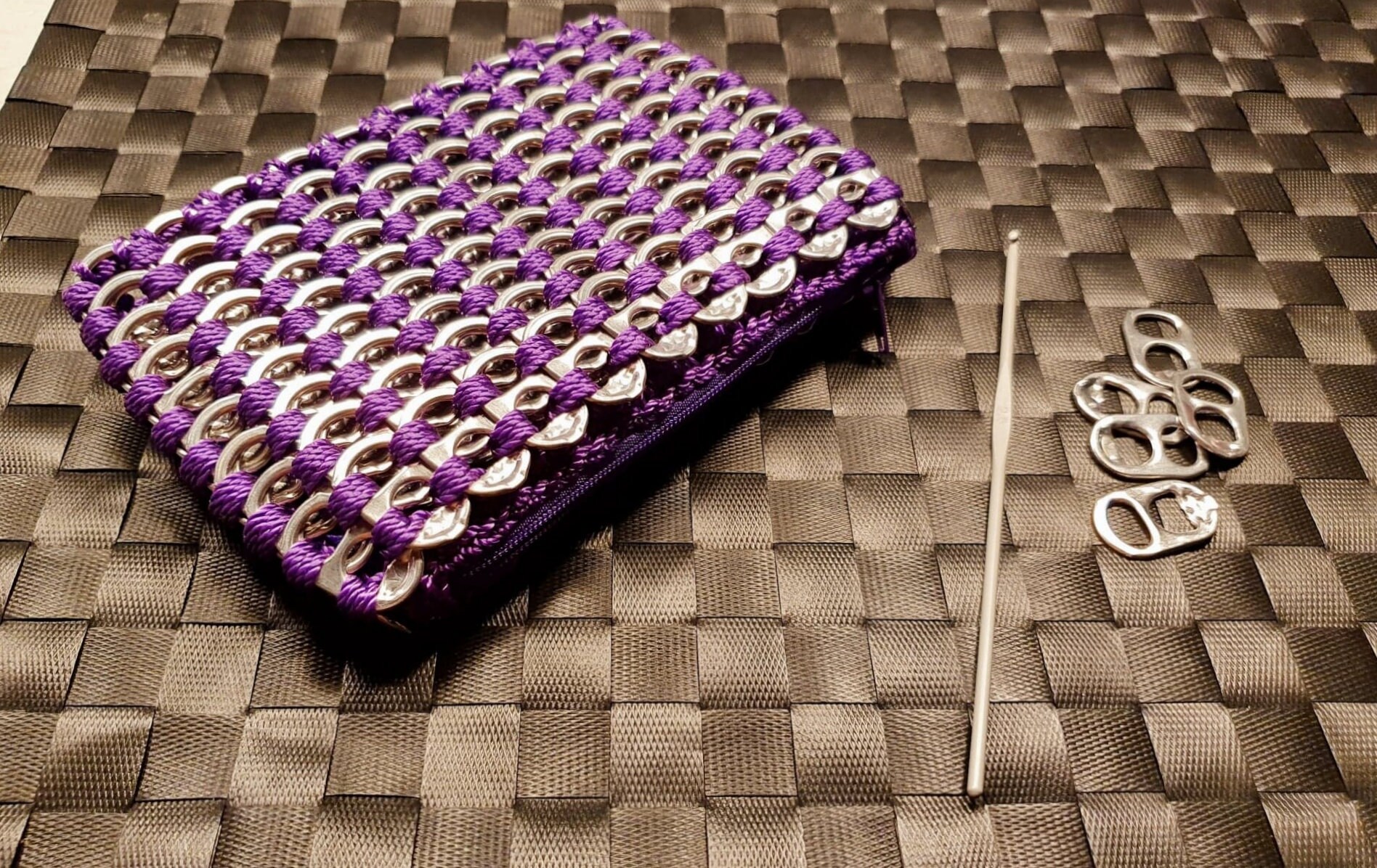 Pop Tab Wallet Crochet Pattern PDF ENGLISH - Etsy