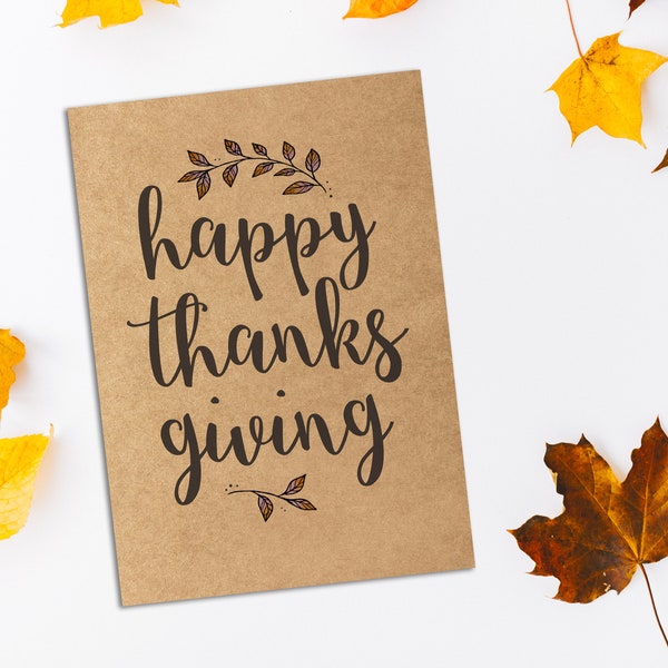 Thanksgiving Cards - Etsy