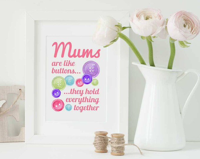Button Circle - Mothers Are Like Glue - Etsy Canada