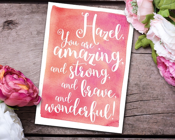 Personalised Motivational Greetings Card. - Etsy