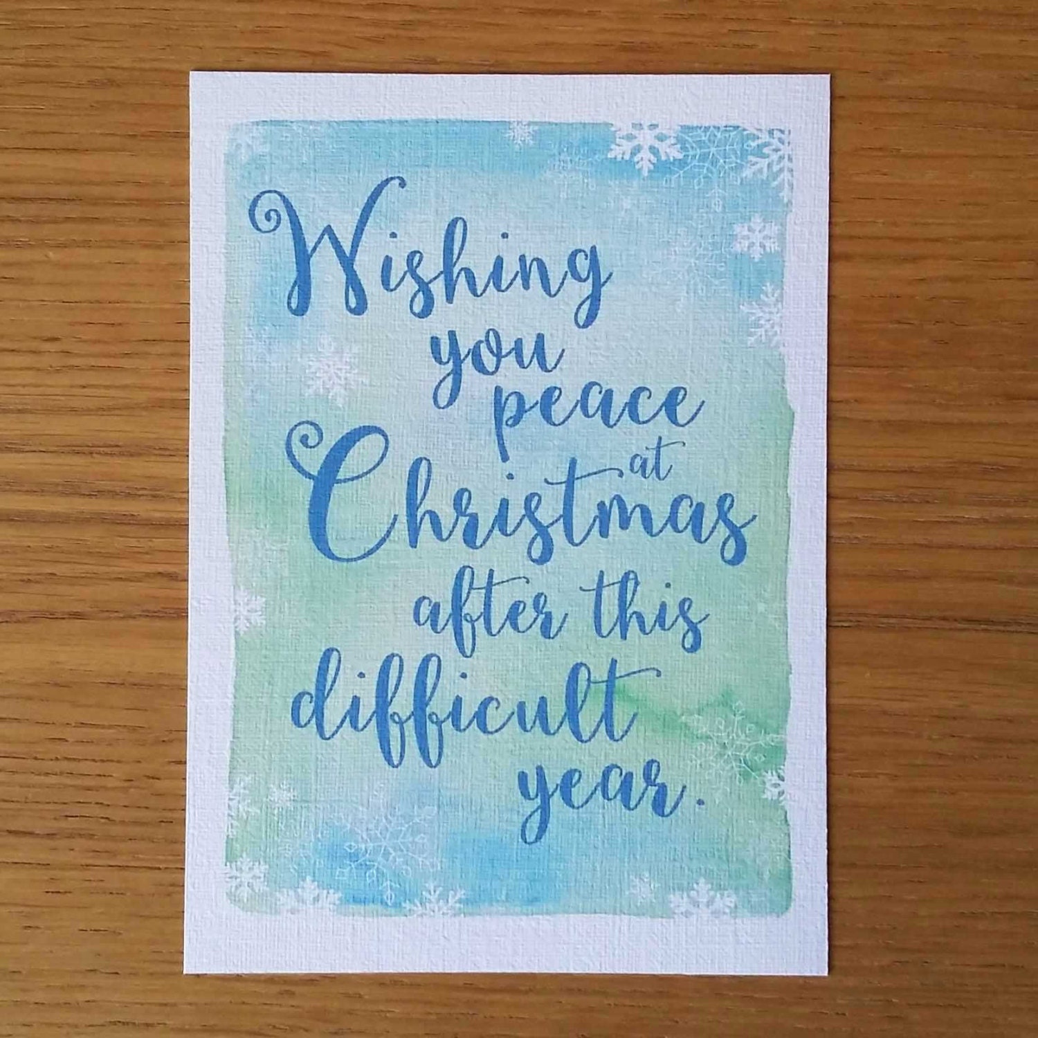 Christmas Card for the Recently Bereaved. - Etsy UK