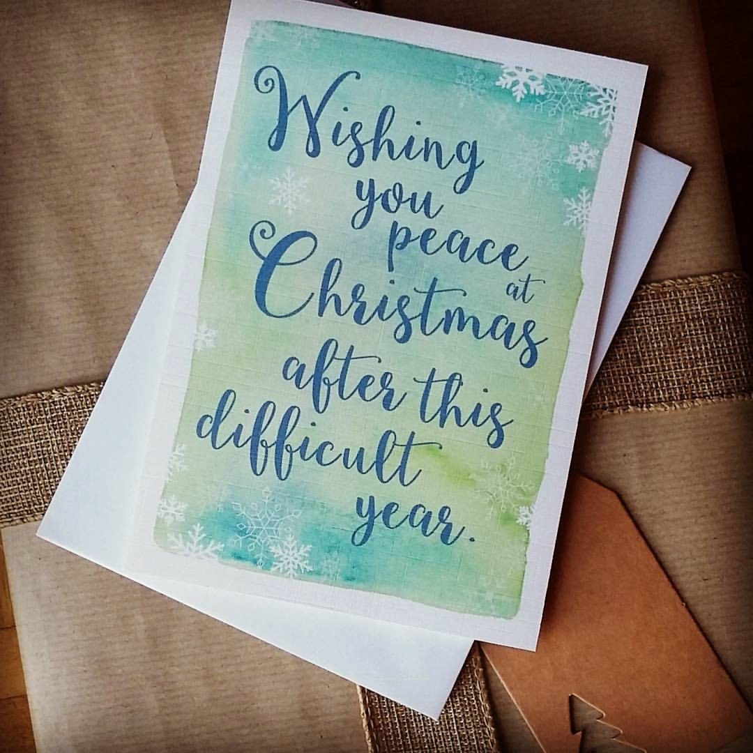 Christmas Card For The Recently Bereaved Etsy UK Christmas Card For The Recently Bereaved Etsy UK