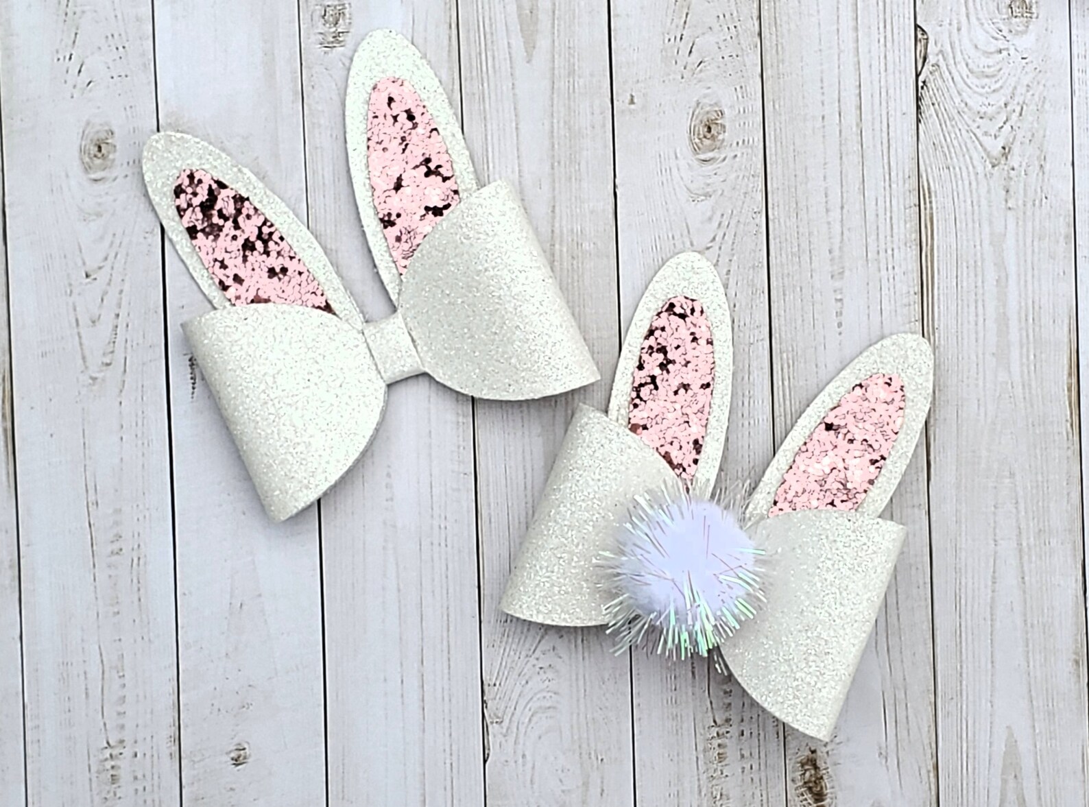 Bunny Hair Bow - Etsy