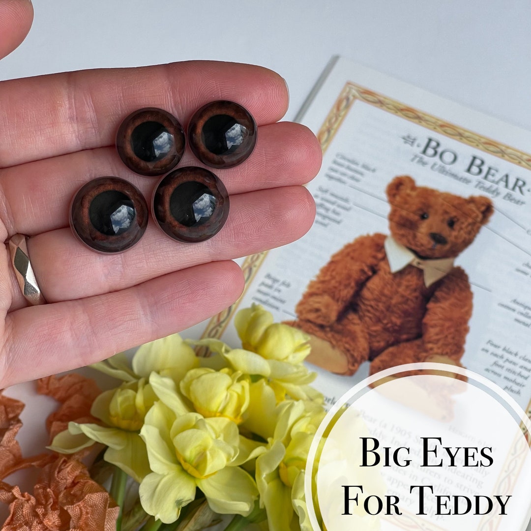 NEW! Teddy Bear Eyes 16 and 18 Mm Price per Pair/ Eyes With Loops /eyes ...