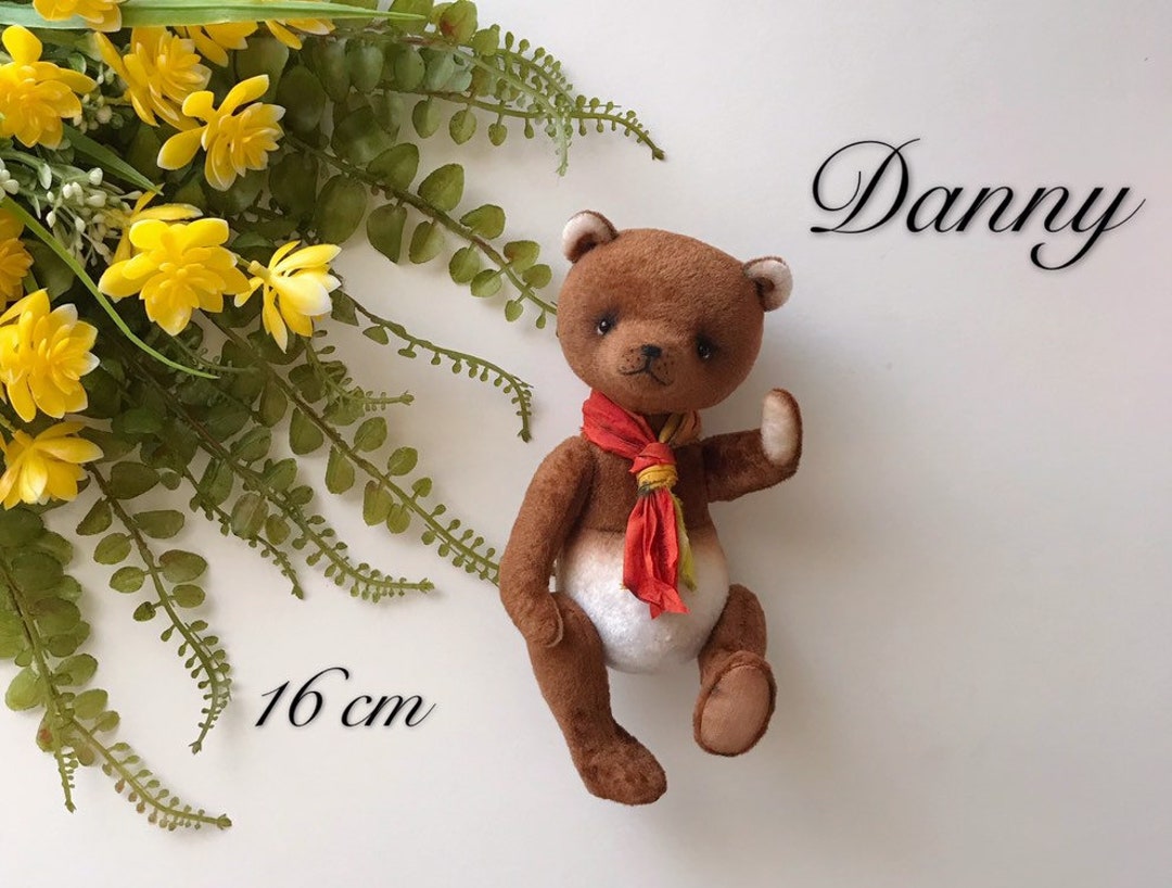 Teddy Bear Danny, Artist Teddy Bear, Hand Made Toy, OOAK Teddy Bear - Etsy