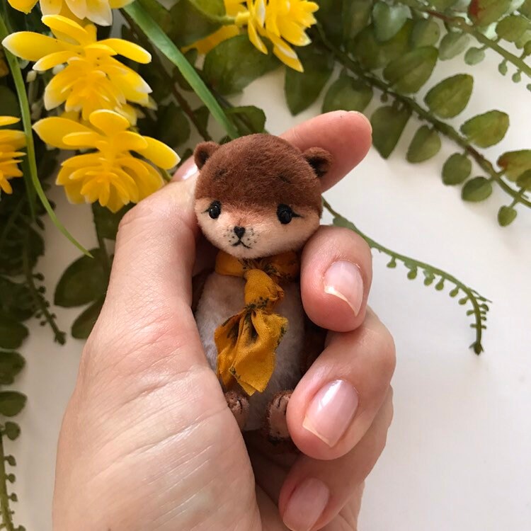 Teddy Bear Chip Artist Teddy Bear Hand Made Toy OOAK Teddy - Etsy