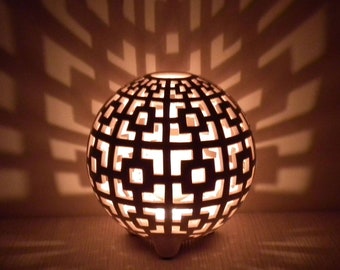 Red Tea Light Holder Romantic Gift for Her Ceramic Candle | Etsy