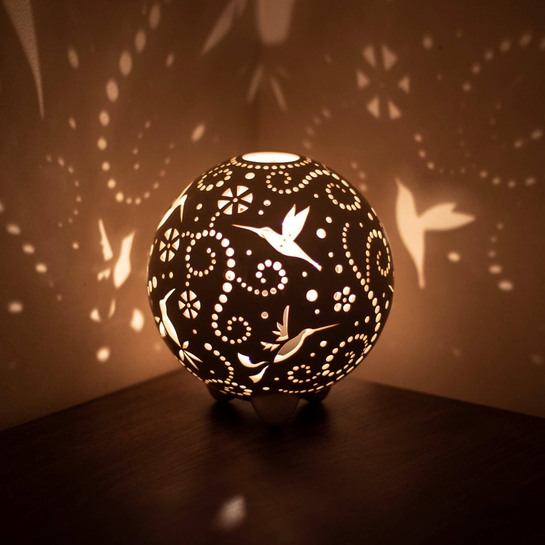 Hummingbird Gifts Ceramic Tea Light Candle Holder Handmade Home Decor ...