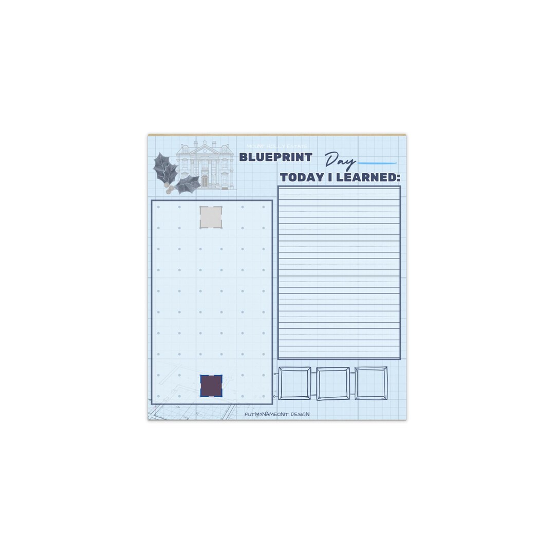 Blue Prince Notes Daily Notepad Dare Mode - Etsy