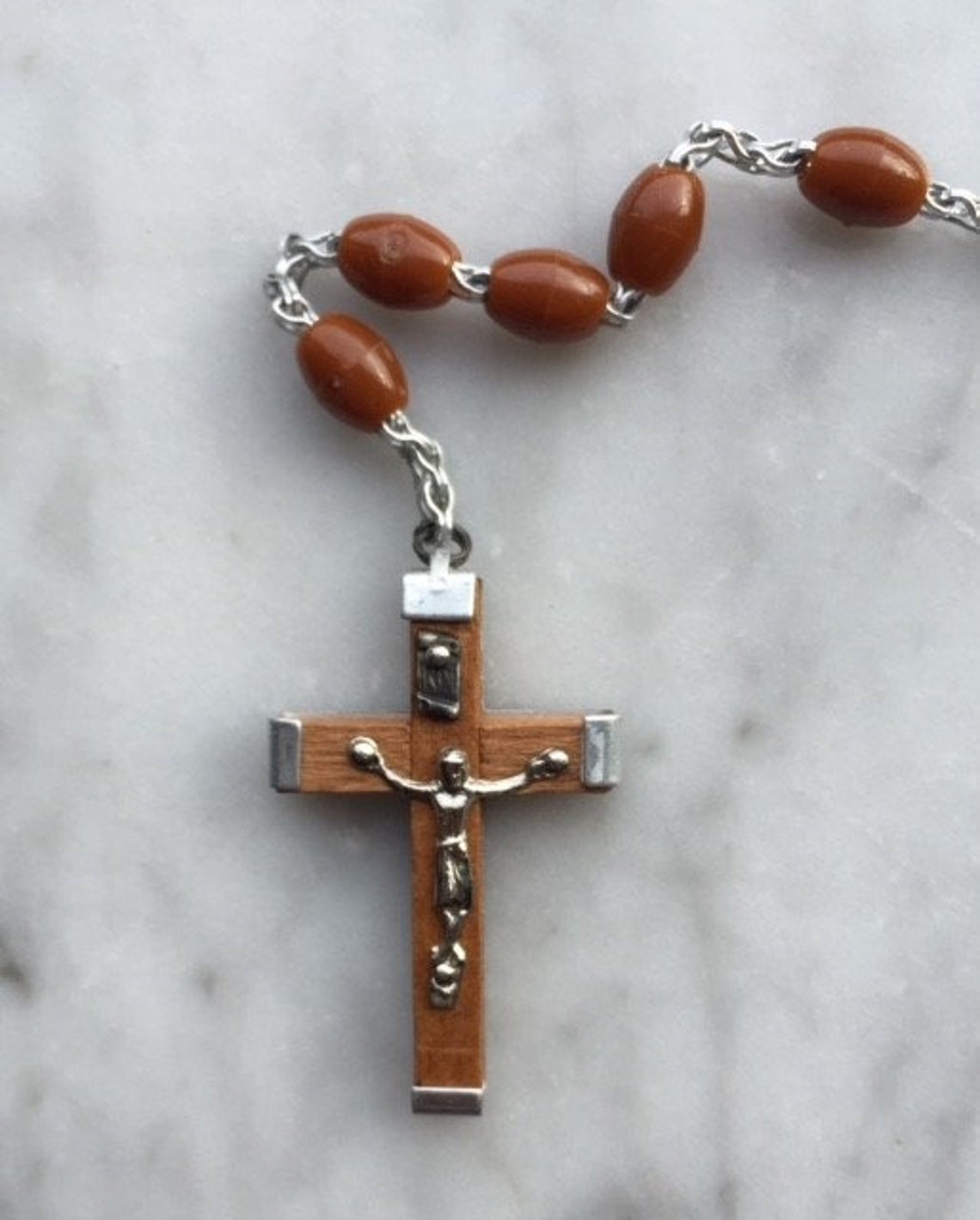 Italian Rosary 1970 Catholic Church | Etsy