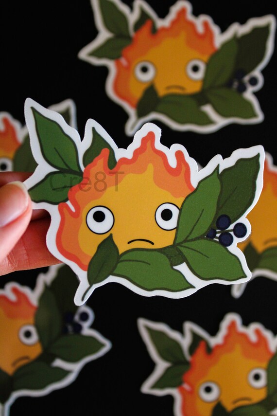 Calcifer Sticker Howl's Moving Castle - Etsy