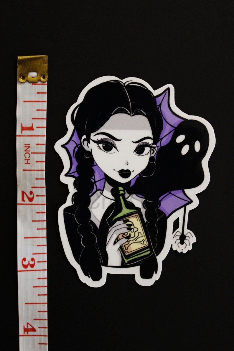 Wednesday Addams Sticker the Addams Family Poison I Am - Etsy