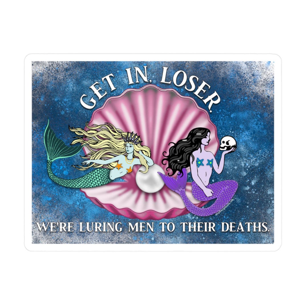 Get In, Loser Sticker - Etsy