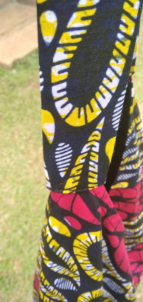 Origami Bag African Print Triangle Bag Slouch Bag Bento Bag Tote Bag ...