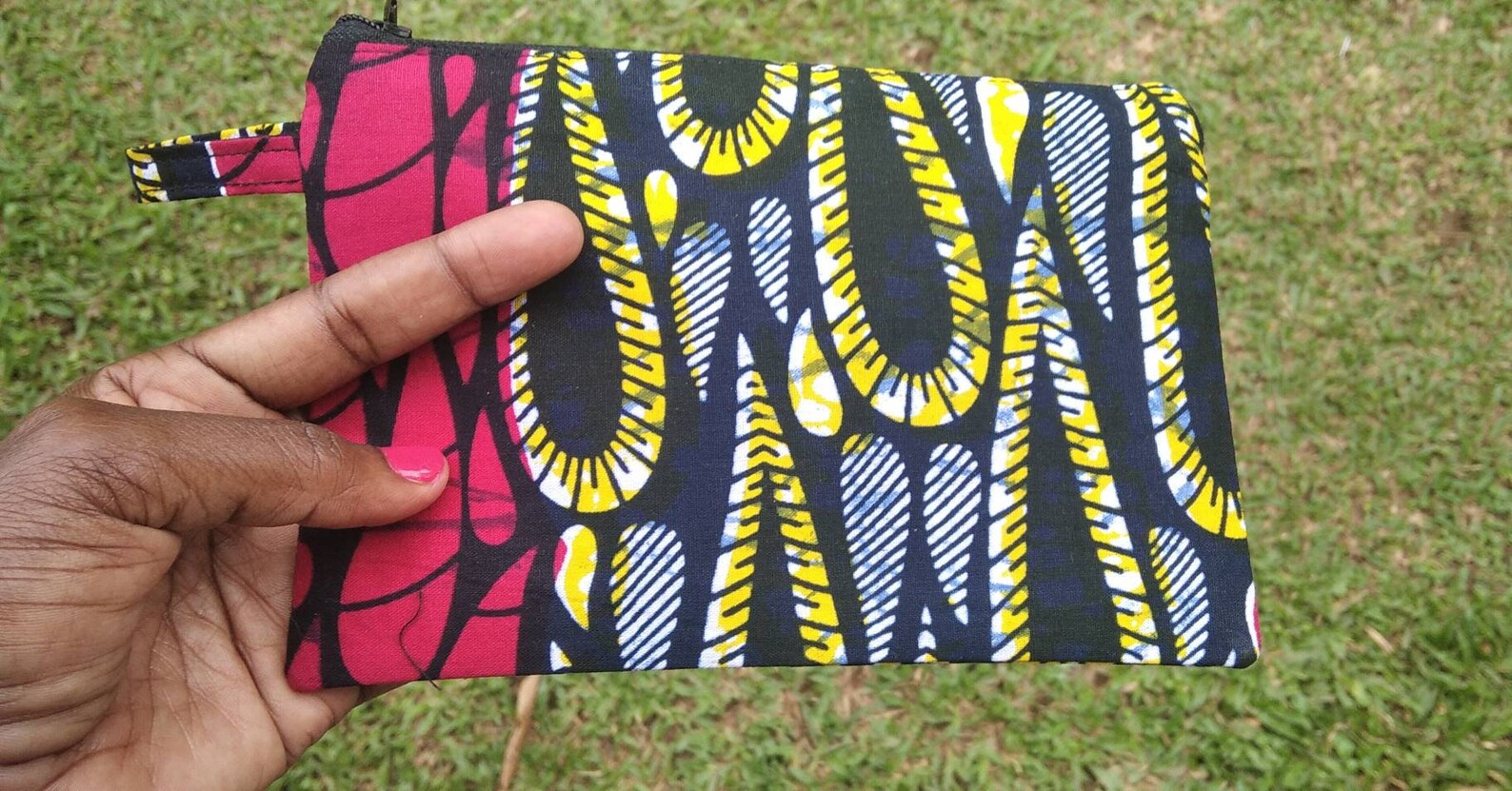 Origami Bag African Print Triangle Bag Slouch Bag Bento Bag Tote Bag ...