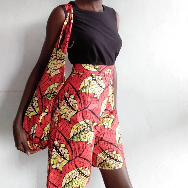 African Print Shorts - Etsy