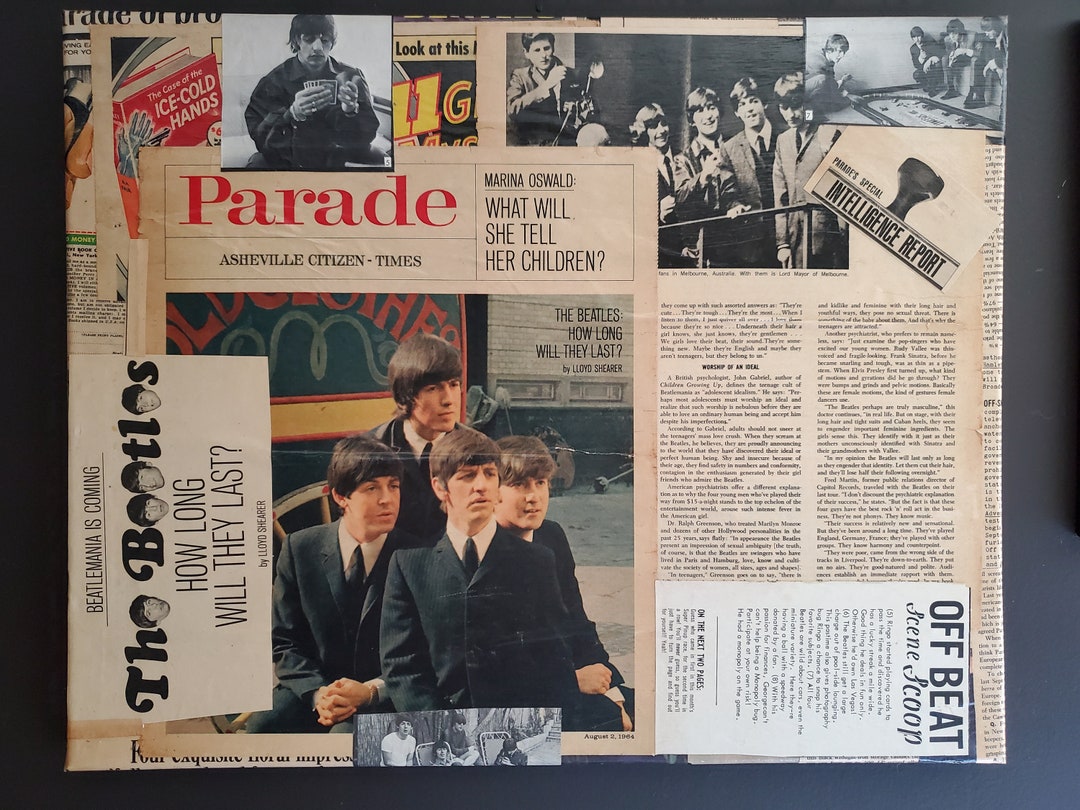 Beatles / Be a Clown 1964 Parade Magazine Wall Art - Etsy