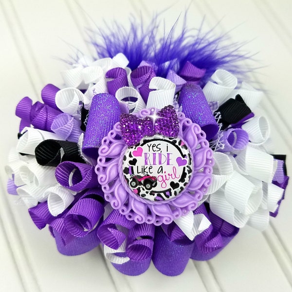Funky Loopy Hair Bow - Etsy