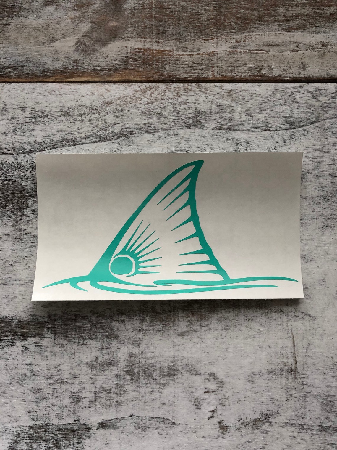 Redfish Tail Vinyl Decal Redfish Tail Sticker Windshield | Etsy
