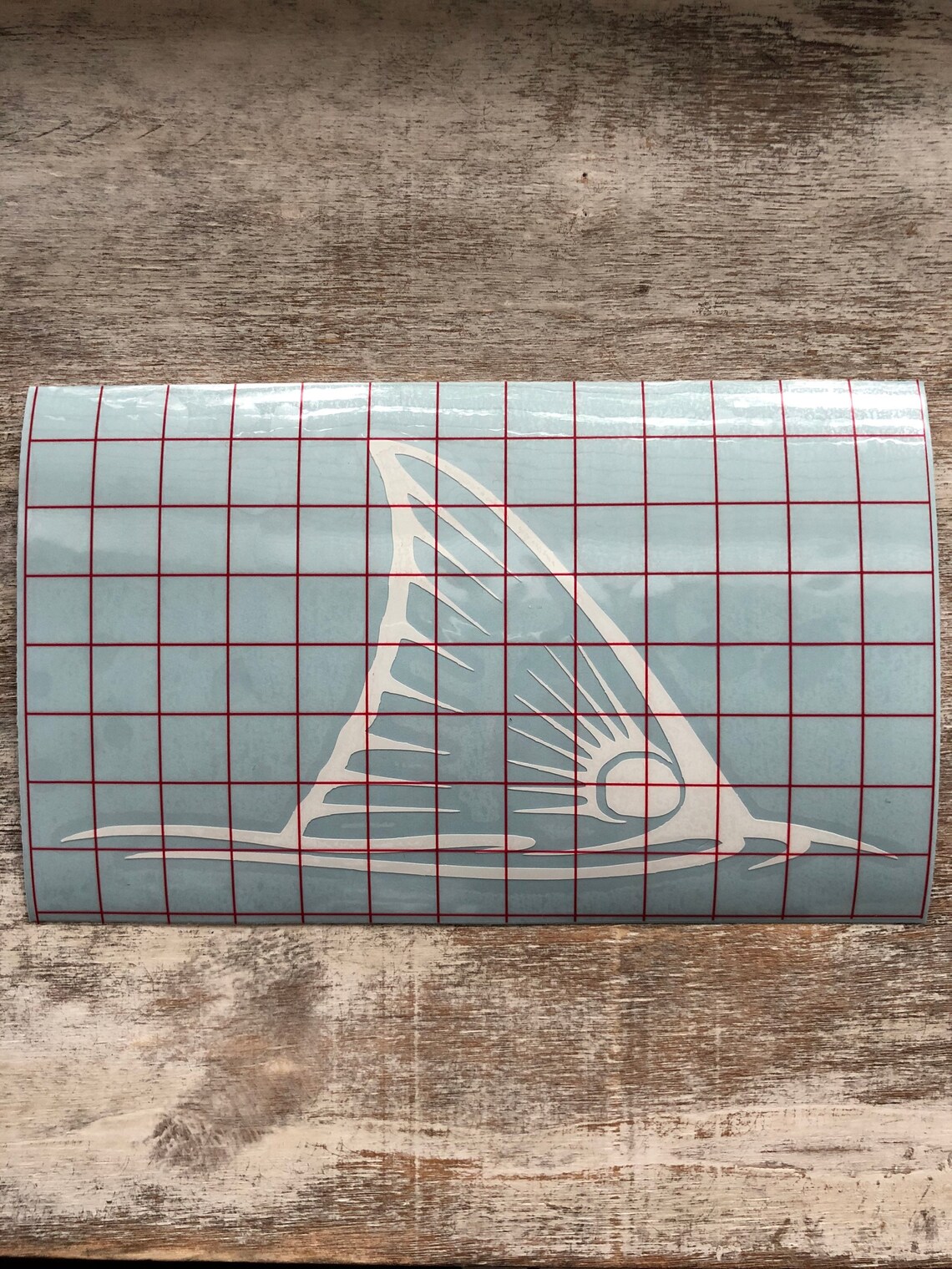 Redfish Tail Vinyl Decal Redfish Tail Sticker Windshield | Etsy