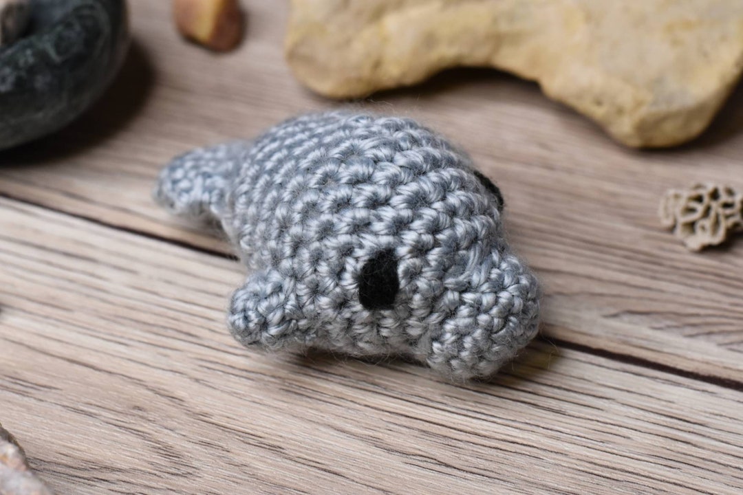 Small Crochet Manatee Stuffie Toy Stuffed Animal - Etsy