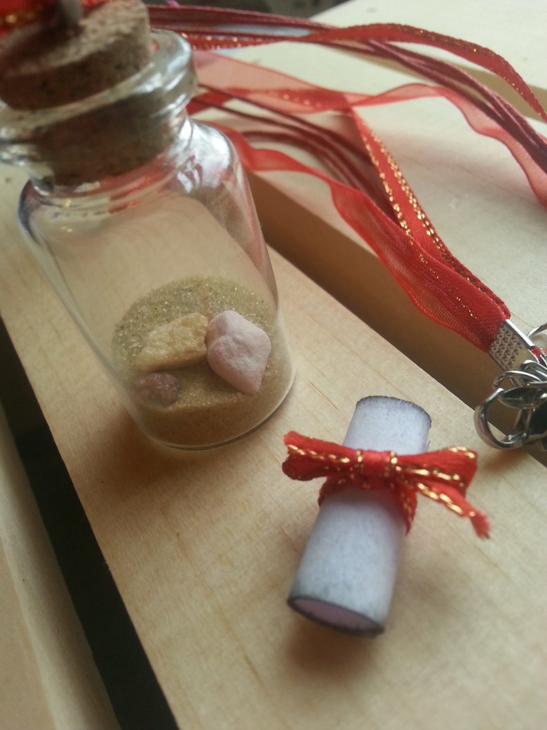 Do It Yourself Secret Scroll in A Bottle Necklace - Etsy