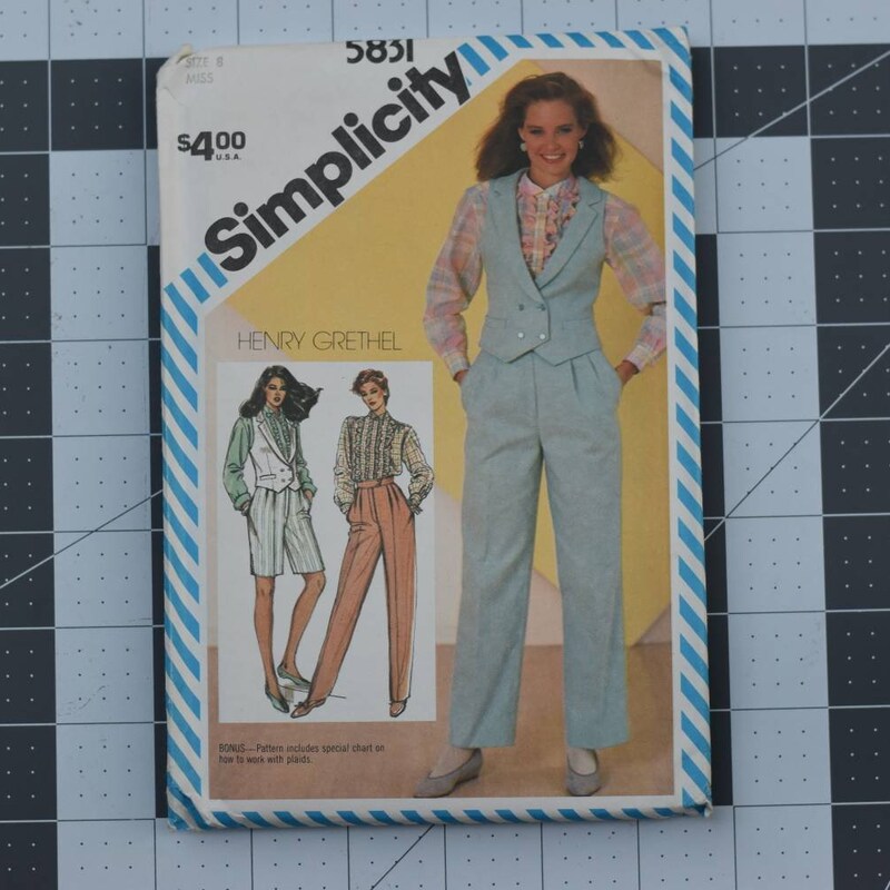 1980s Pants Pattern - Etsy