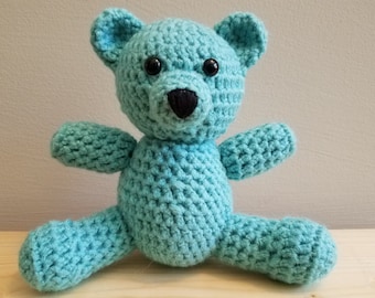 Turquoise Teddy Bear | Etsy