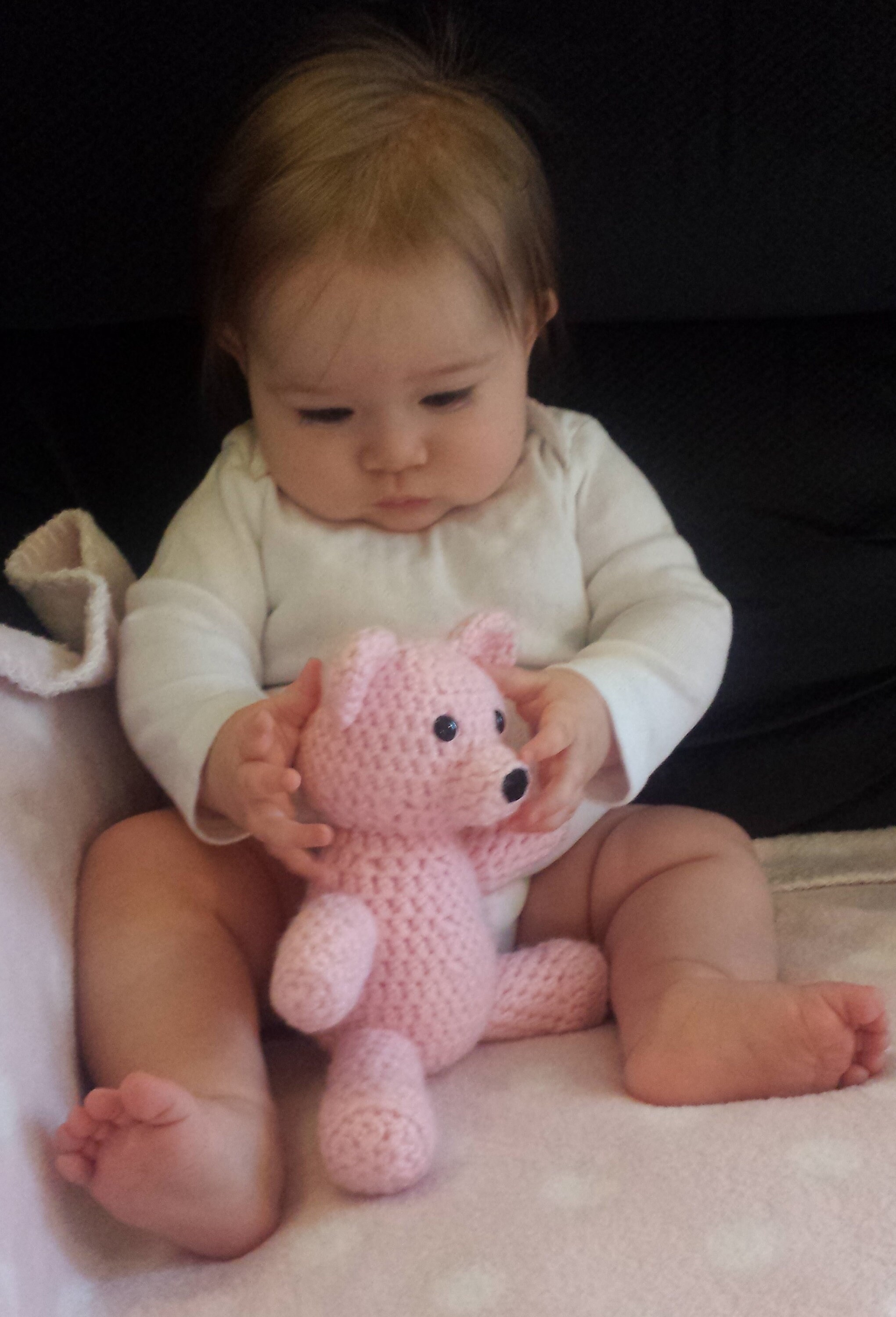 Scarlet Red Crocheted Teddy Bear - Etsy