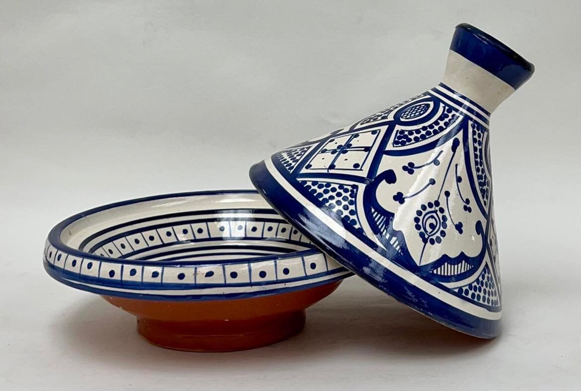 Moroccan Handmade Tagine, Decorative Tagine, Serving Tagine, Hand ...