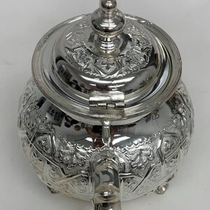 High Quality Authentic Handmade Silverplated Moroccan Copper Teapot ...