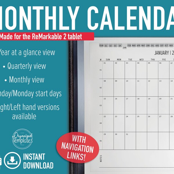 Remarkable Calendar - Etsy