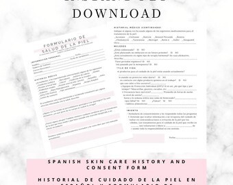 Spanish Consent Form - Etsy