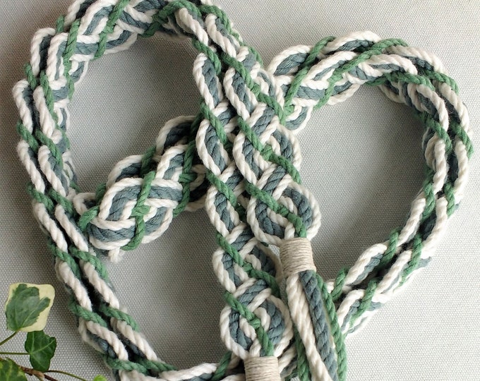 Celtic Forest Braided Handfasting Cord 100% Recycled Cotton Yarn ...
