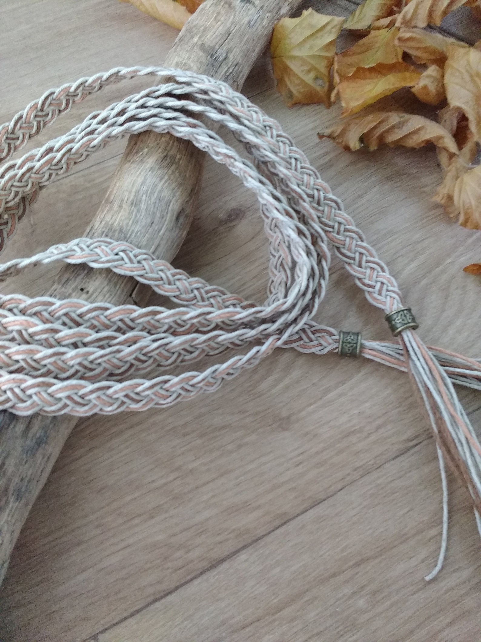 Soft spice colours Celtic wedding cord eco friendly braided | Etsy