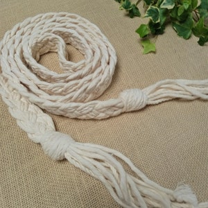 Ivory Boho Vintage Cottage Rustic Style Handfasting Cord - 100% ...